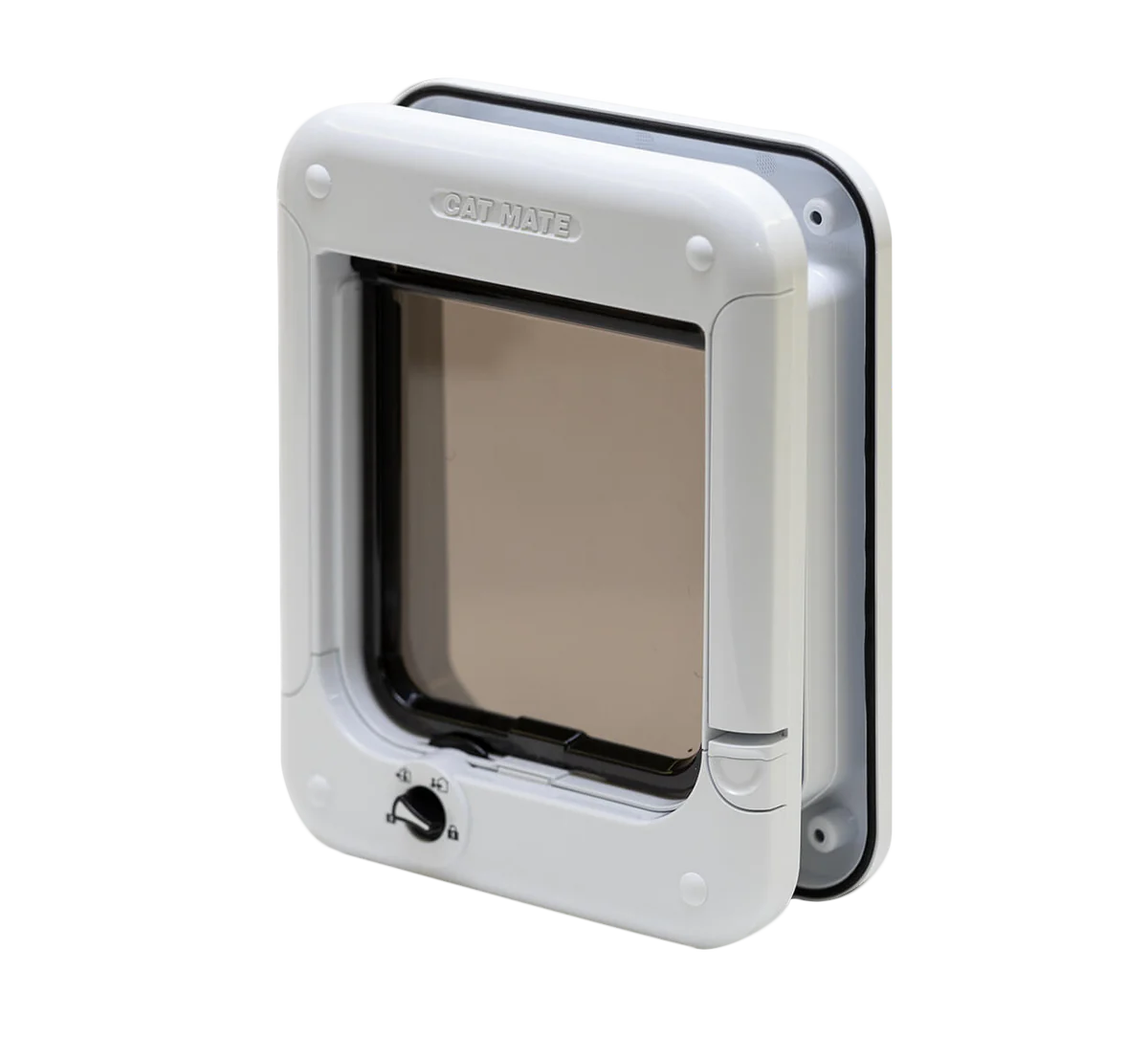 Closer Pets Rotary 4-Way Cat Flap White CP358W – Superior Pet Doors